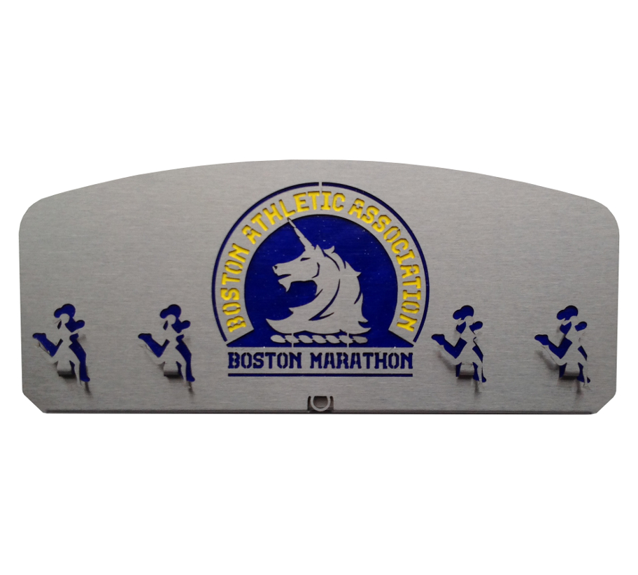 Boston Marathon Official Medal Display Industrial Finish Medal