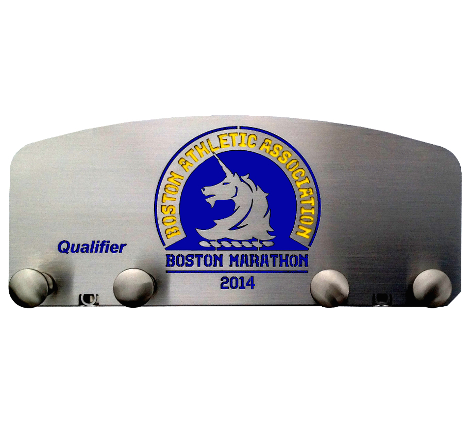Boston Marathon Official Medal Display Industrial Finish Medal