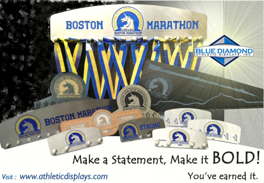 Boston Marathon Official Products by Blue Diamond | Medal Displays ...